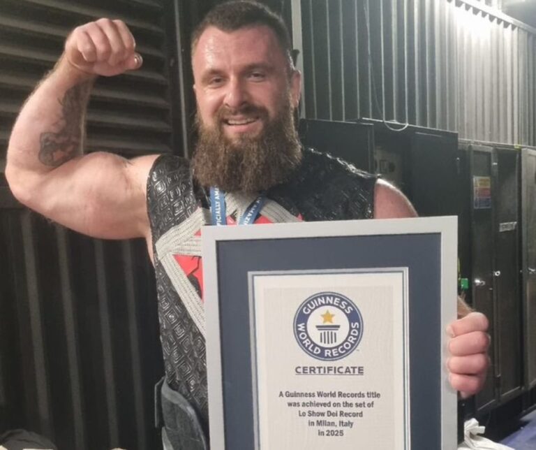 Ukrainian strongman sets Guinness World Record: video - Komersant Ukrainian